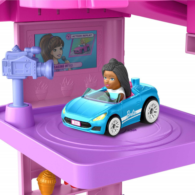 Hot Wheels Racer Verse Barbie Trackset - Afterpay Available!
