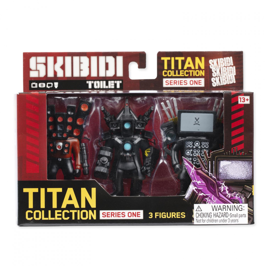 Skibidi Toilet Titan 3-Pack - Afterpay Available!