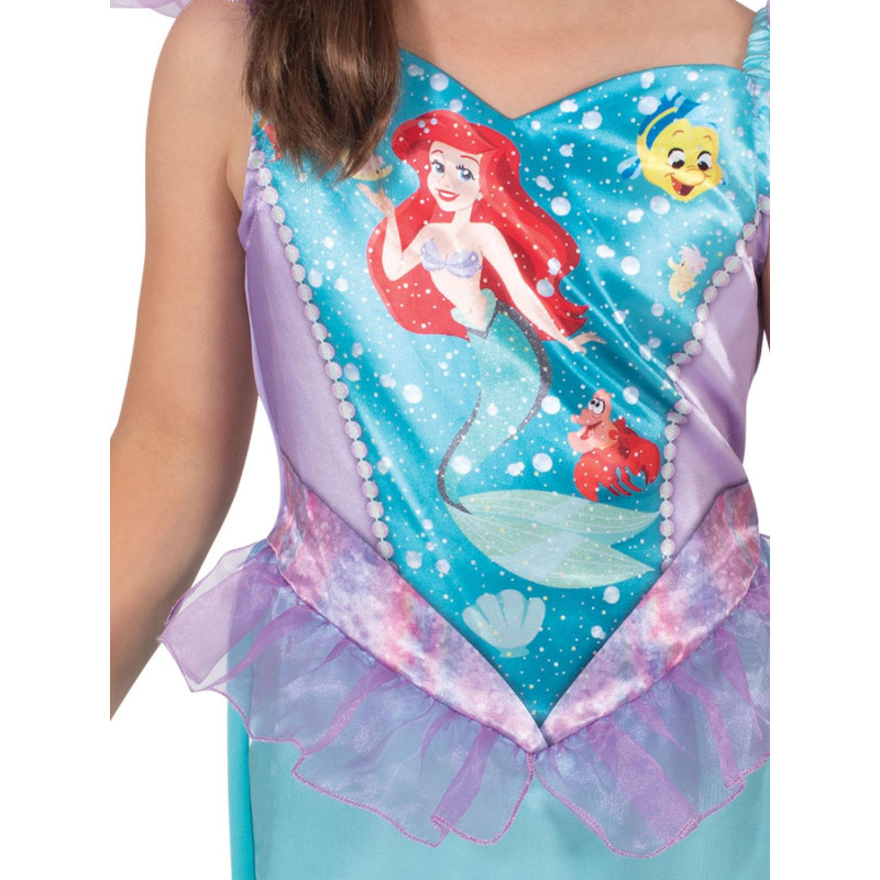 Disney Princess Ariel Costume With Bag 9-10Yrs - Afterpay