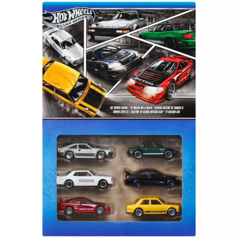 Hot Wheels Multipack Silver Series Assorted - Afterpay