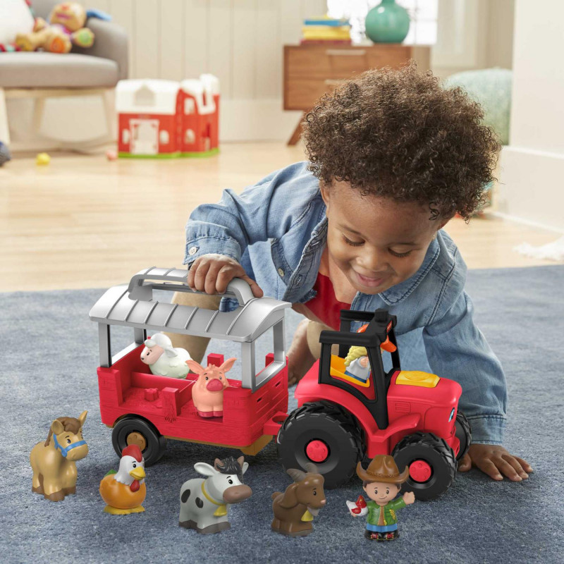Fisher Price Little People Farm Tractor Gift Set - Afterpay