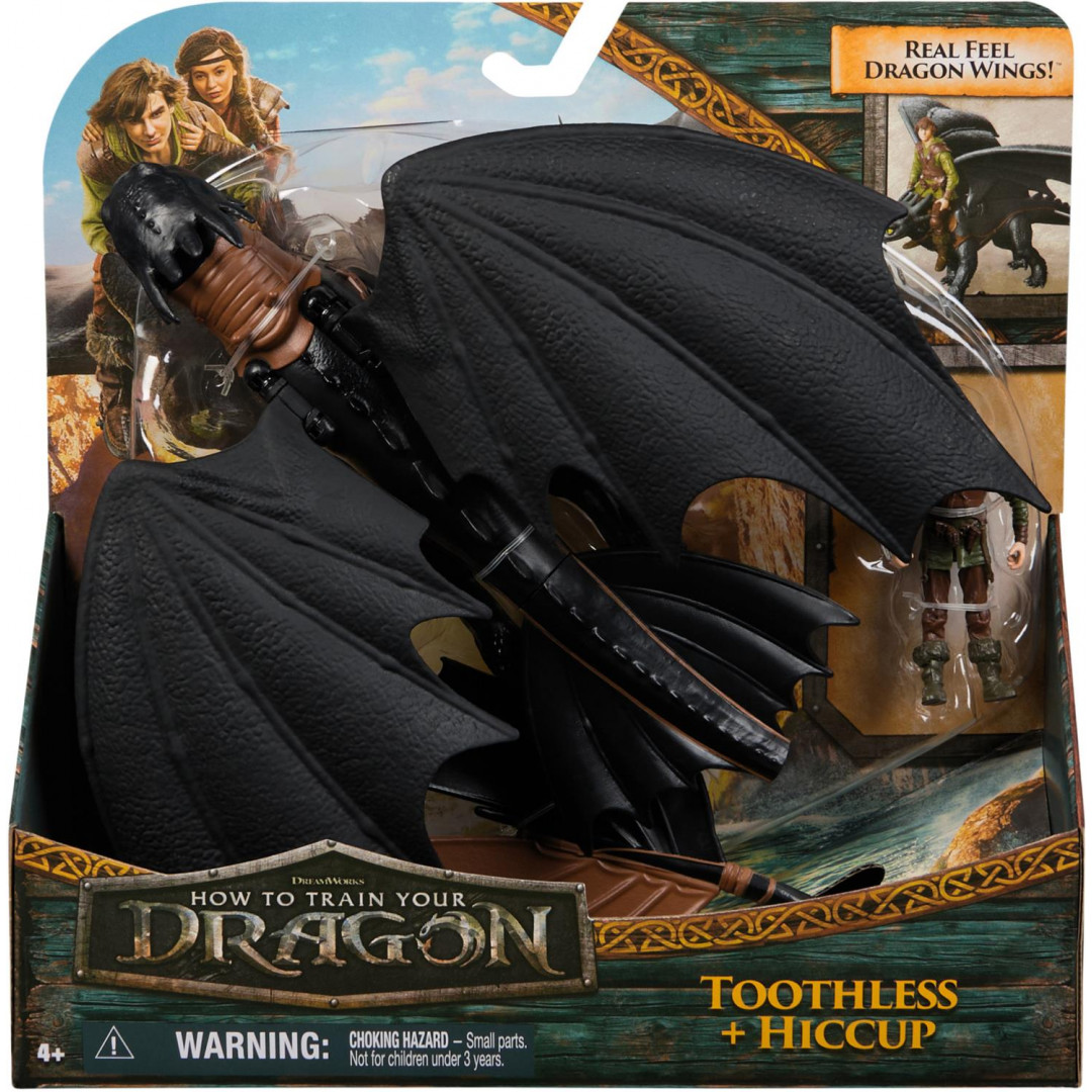 How To Train Your Dragon Movie Viking & Dragon - Toothless