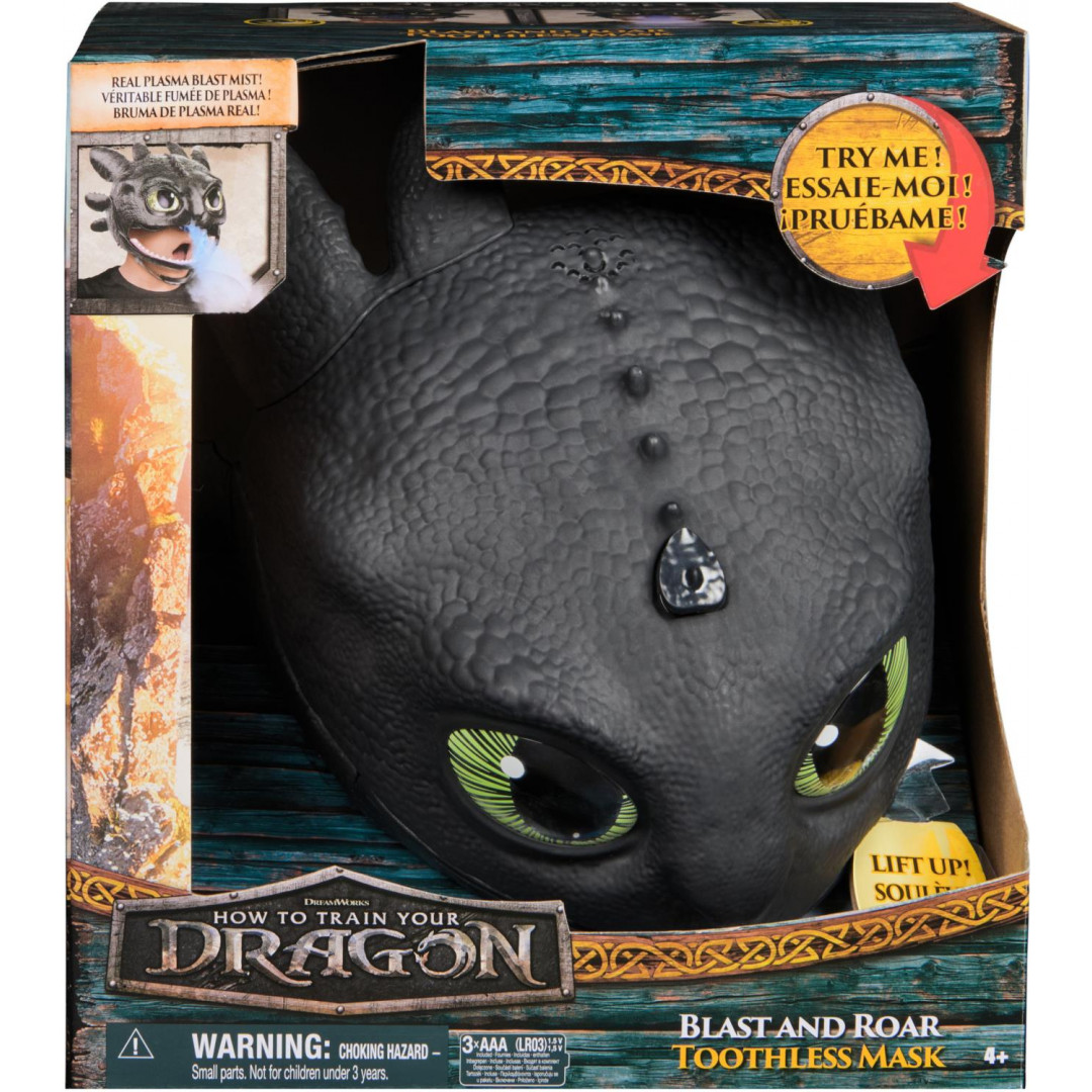 How To Train Your Dragon Movie Plasma Blast Toothless Mask