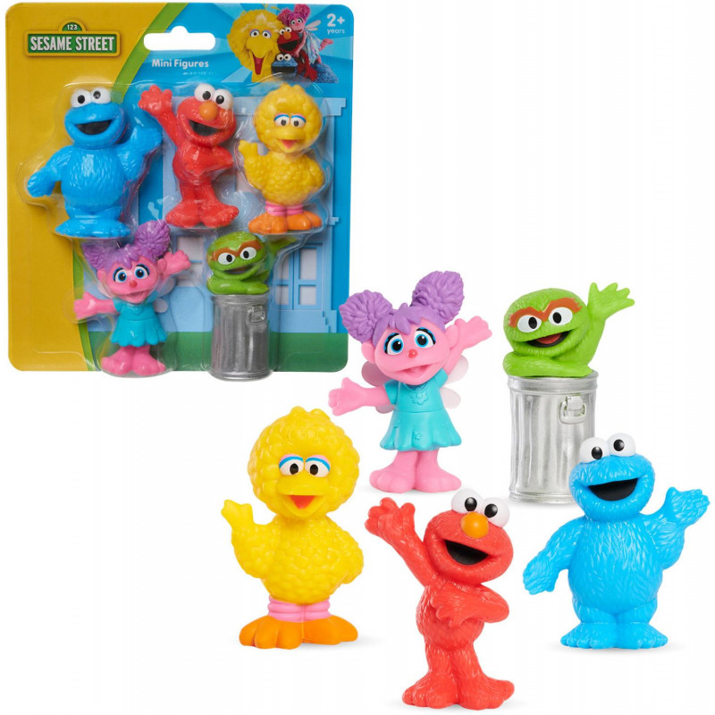 Sesame Street Mini Figures 5 Pack - Afterpay Available!