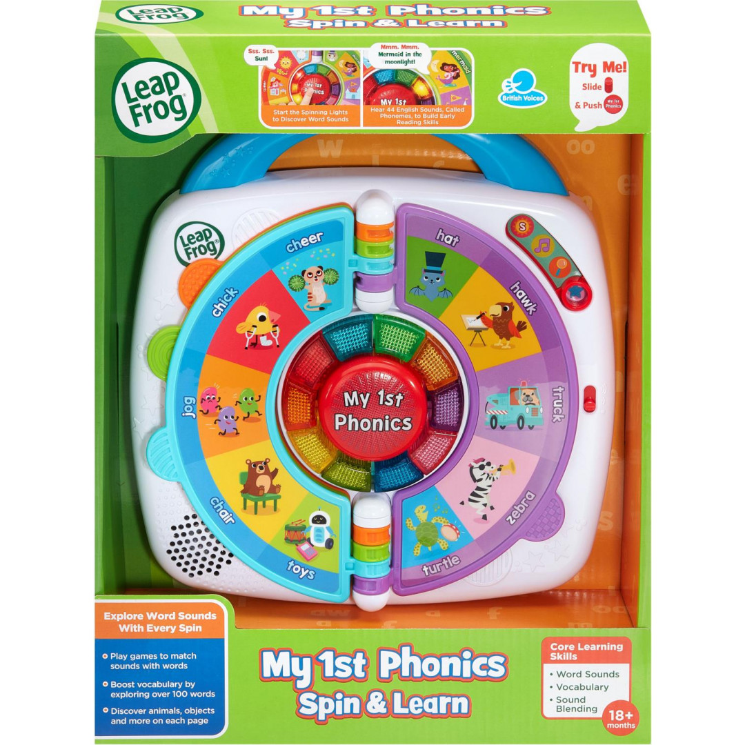 Leapfrog My 1st Phonics: Spin & Learn - Afterpay Available!