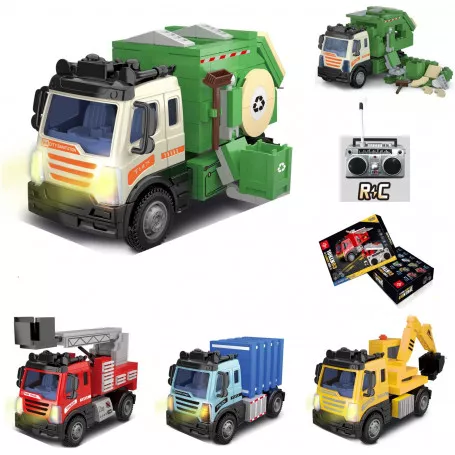 Remote Control Block Building Trucks - Afterpay Available!