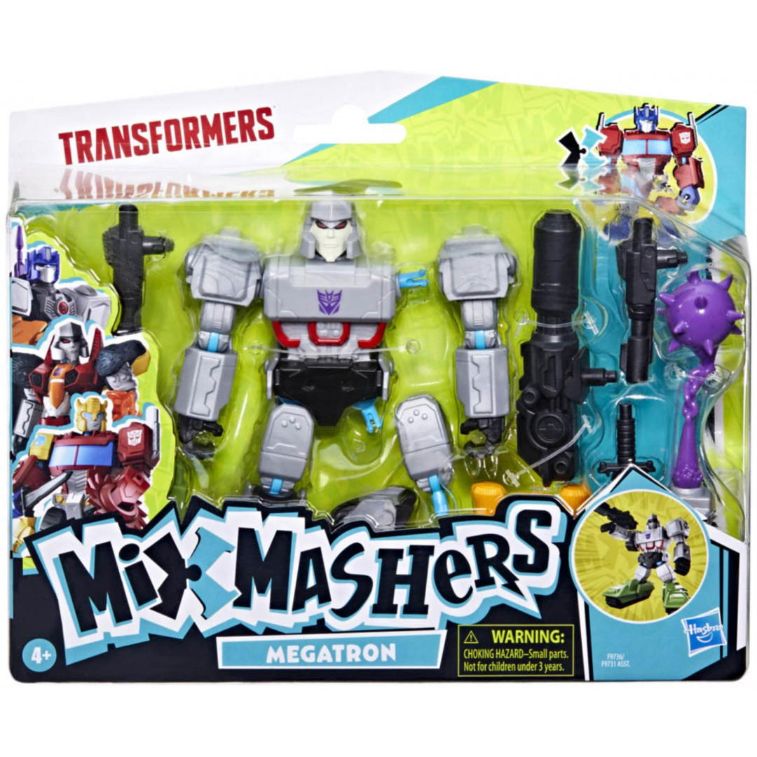 Transformers Mixmashers Dlx Figure Megatron - Afterpay