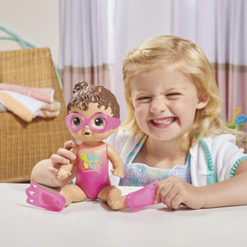 Baby Alive Sunny Swimmer Brunette - Afterpay Available!