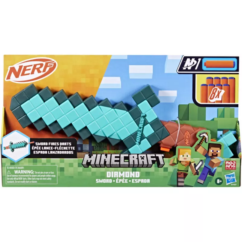 Nerf Minecraft Diamond Sword - Afterpay Available!
