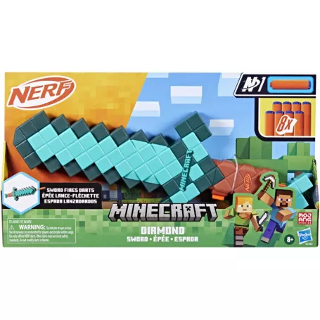 Nerf Minecraft Diamond Sword - Afterpay Available!
