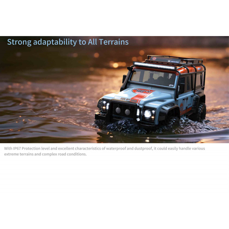 Mjx 1/8 Allrock 4Wd Brushless Rc Crawler (Blue) - Afterpay