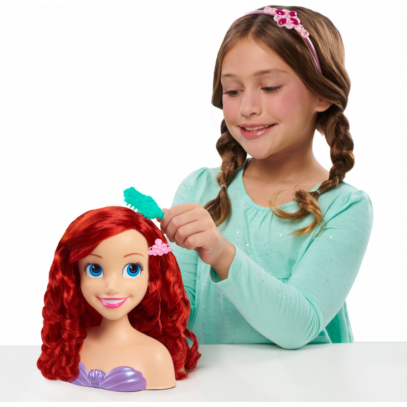 Disney Princess Mini Styling Heads Asst (Belle/ Ariel/
