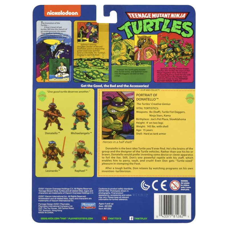 Teenage Mutant Ninja Turtles Classic Collection 4.5" Turtle