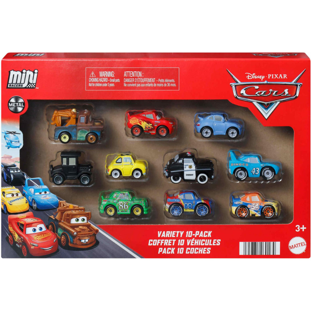 Cars Minis New 10 Pack Assorted - Afterpay Available!