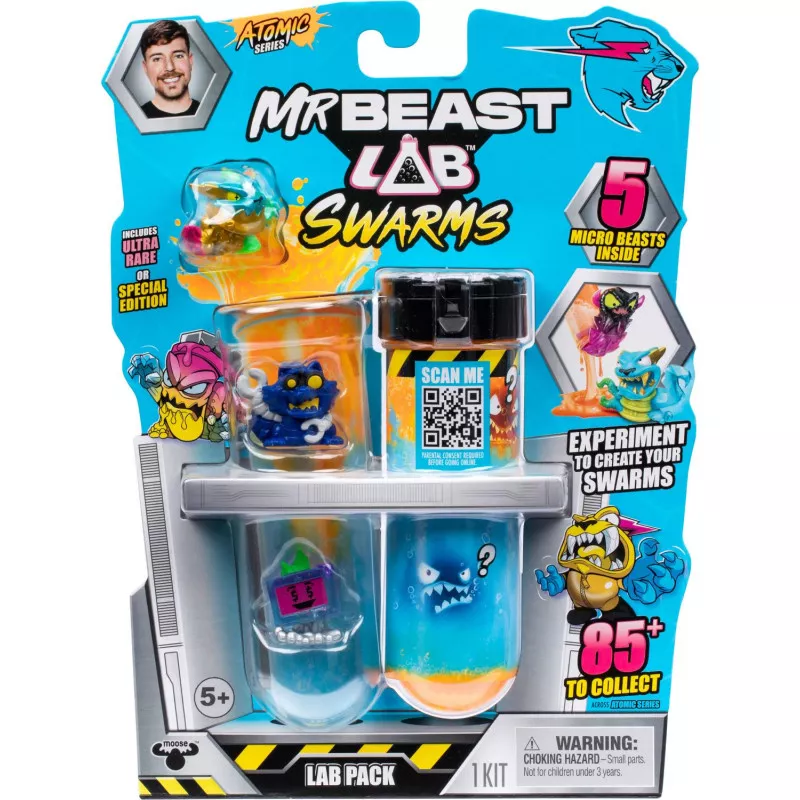 Mr Beast Lab Swarms S2 Lab 5Pk Assorted - Afterpay