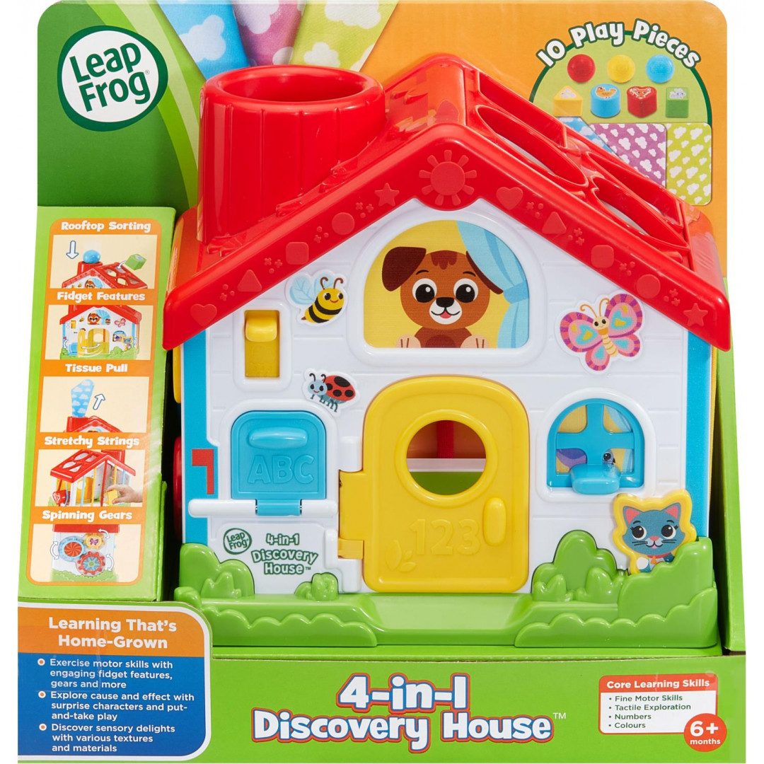 Leap Frog 4-In-1 Discovery House - Afterpay Available!