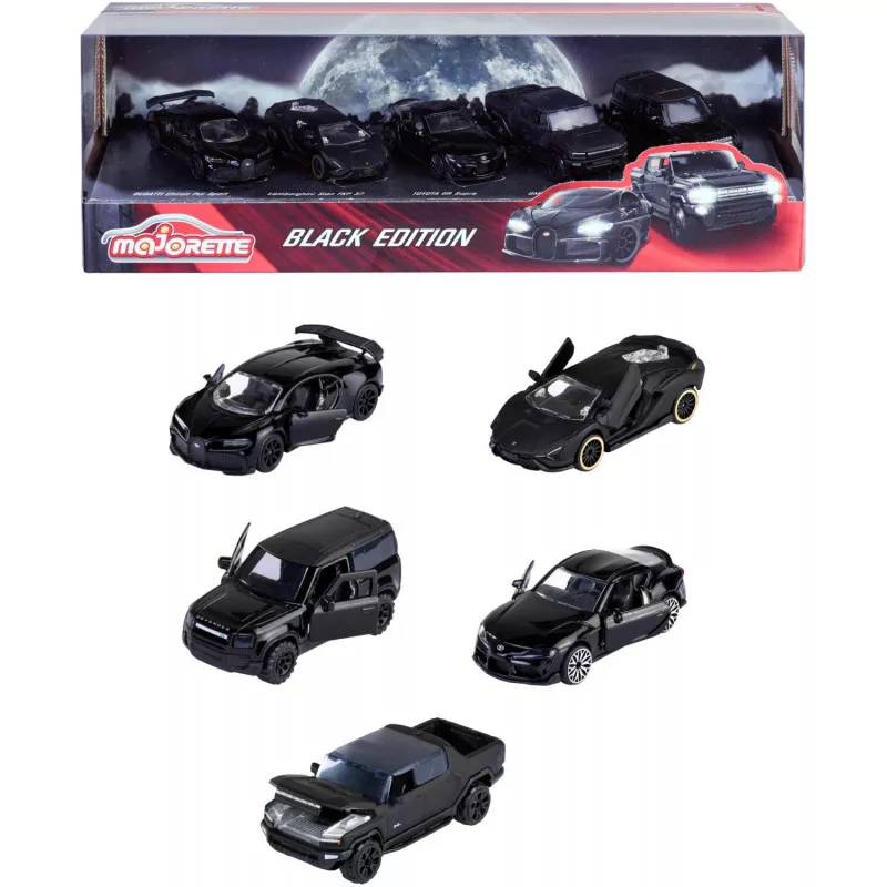 Majorette Black Edition Next Gen 5Pce Gift Pack - Afterpay