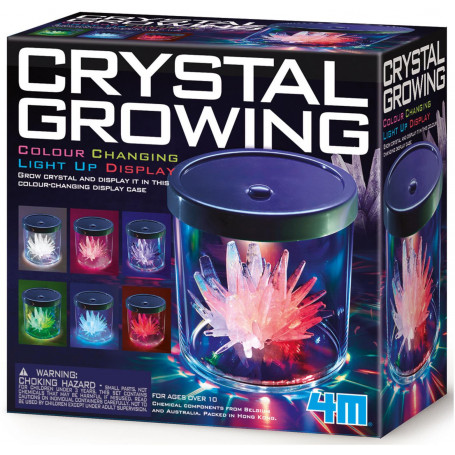 4M - Crystal Growing - Colour Changing Display Case
