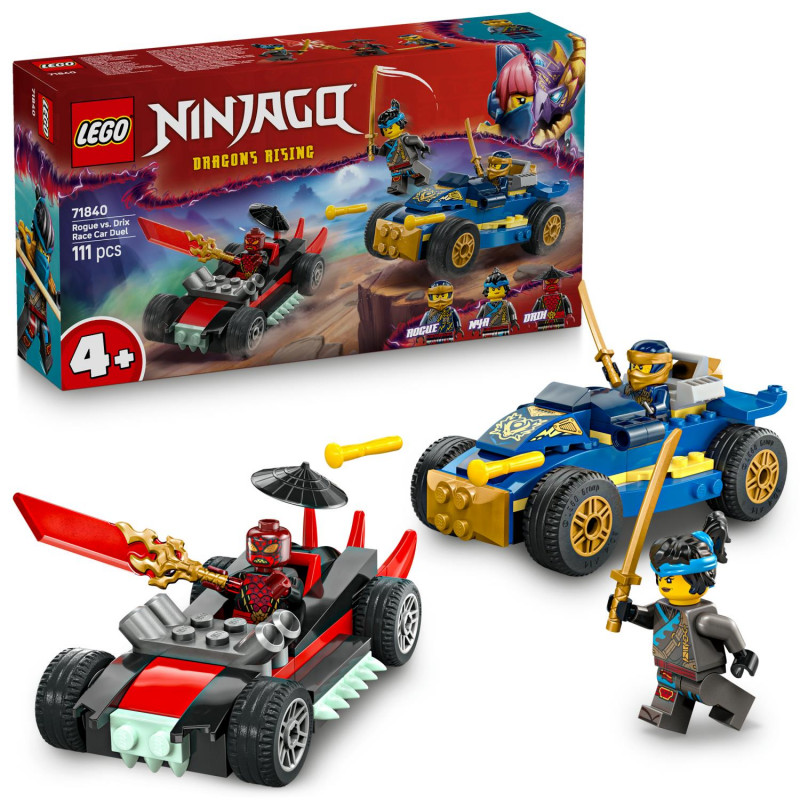 LEGO Ninjago Rogue vs. Drix Race Car Duel 71840 - Afterpay