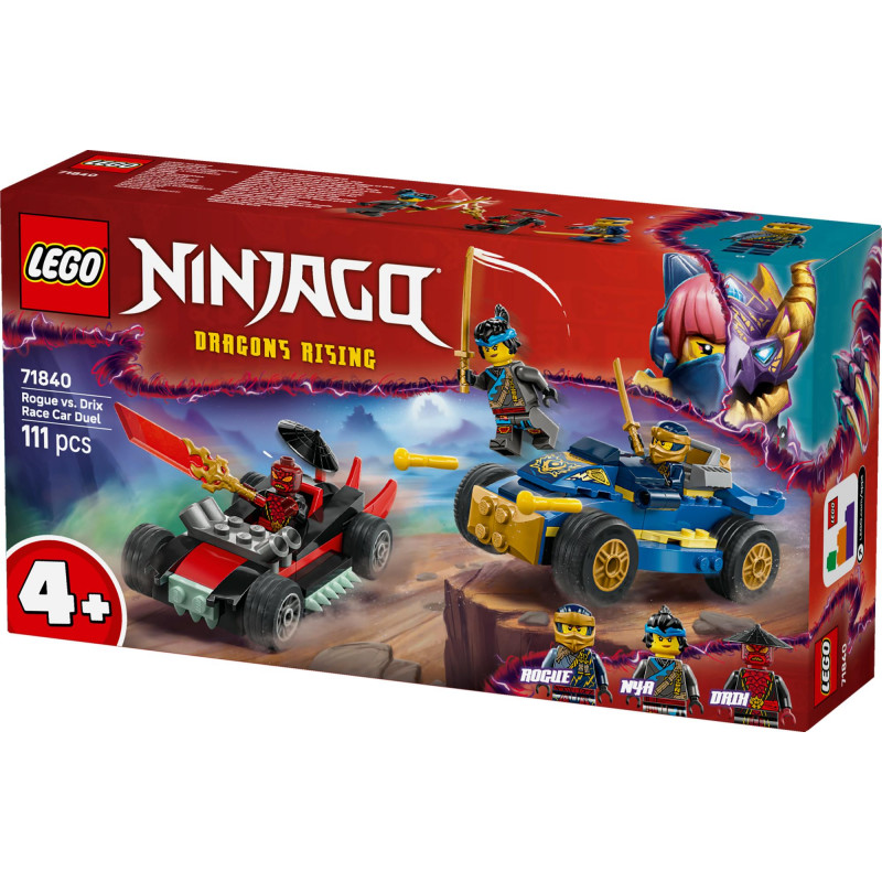 LEGO Ninjago Rogue vs. Drix Race Car Duel 71840 - Afterpay