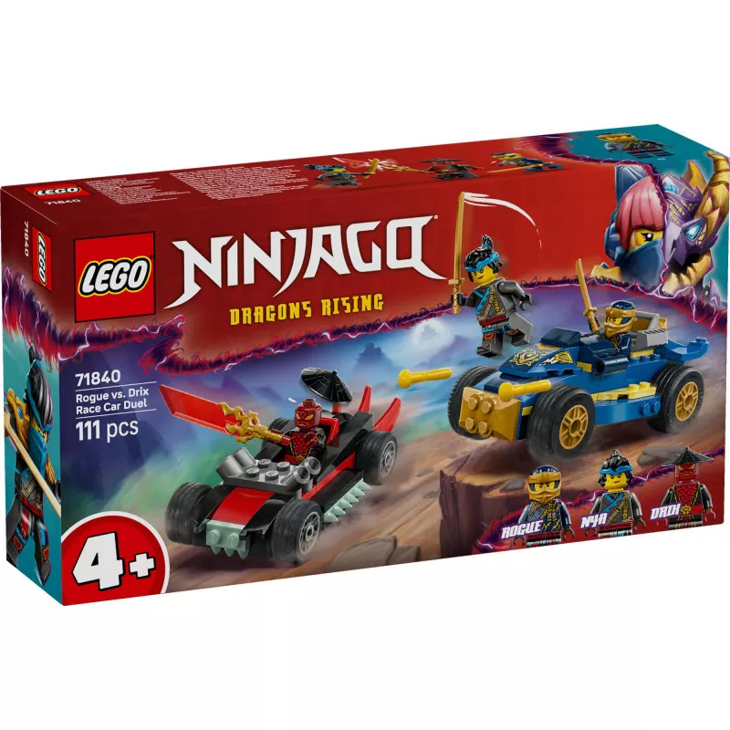 LEGO Ninjago Rogue vs. Drix Race Car Duel 71840 - Afterpay