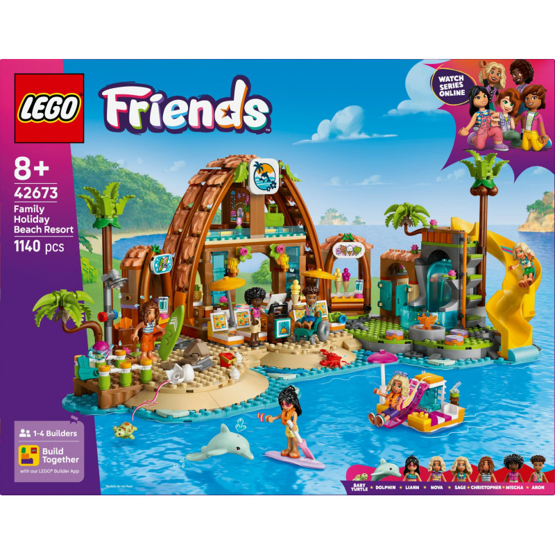 LEGO Friends Family Vacation Beach Resort 42673 - Afterpay