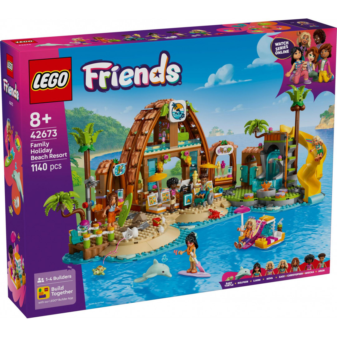 LEGO Friends Family Vacation Beach Resort 42673 - Afterpay