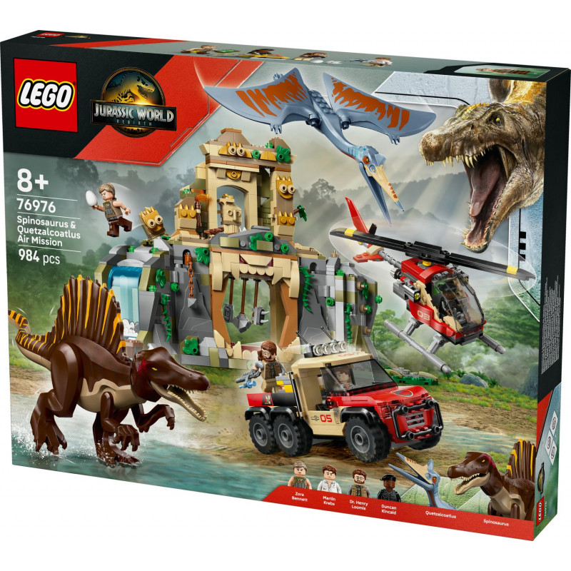 LEGO Jurassic World Spinosaurus & Quetzalcoatlus Air