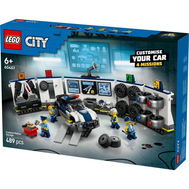 LEGO LEGO City Custom Police Car Garage 60457 - Afterpay