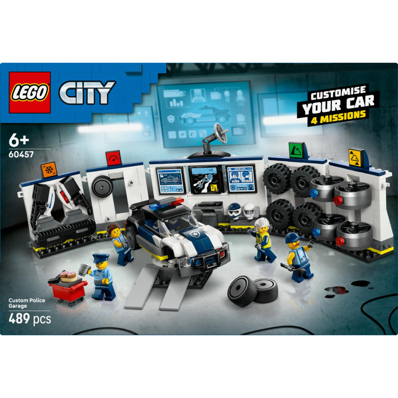 LEGO LEGO City Custom Police Car Garage 60457 - Afterpay