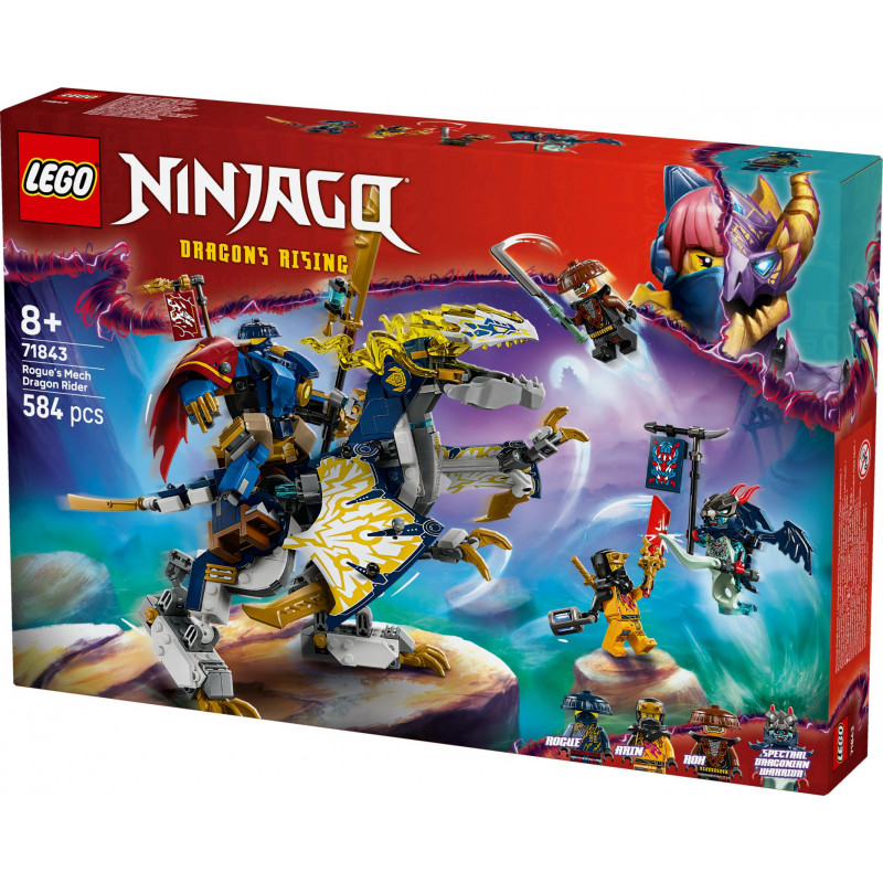 LEGO Ninjago Rogue's Mech Dragon Rider 71843 - Afterpay