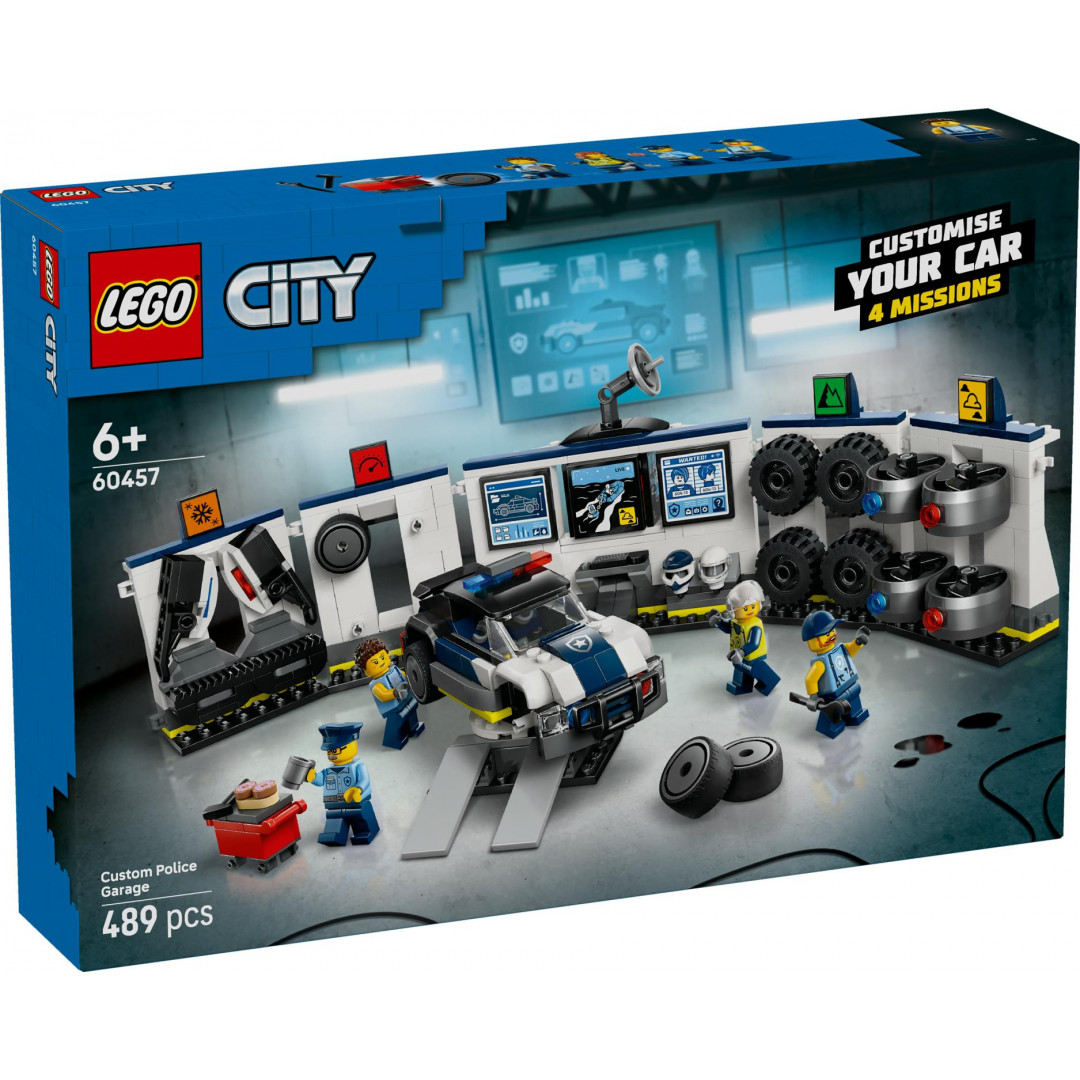LEGO LEGO City Custom Police Car Garage 60457 - Afterpay