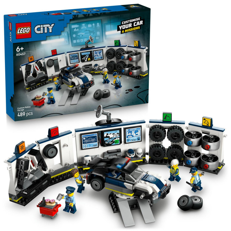 LEGO LEGO City Custom Police Car Garage 60457 - Afterpay