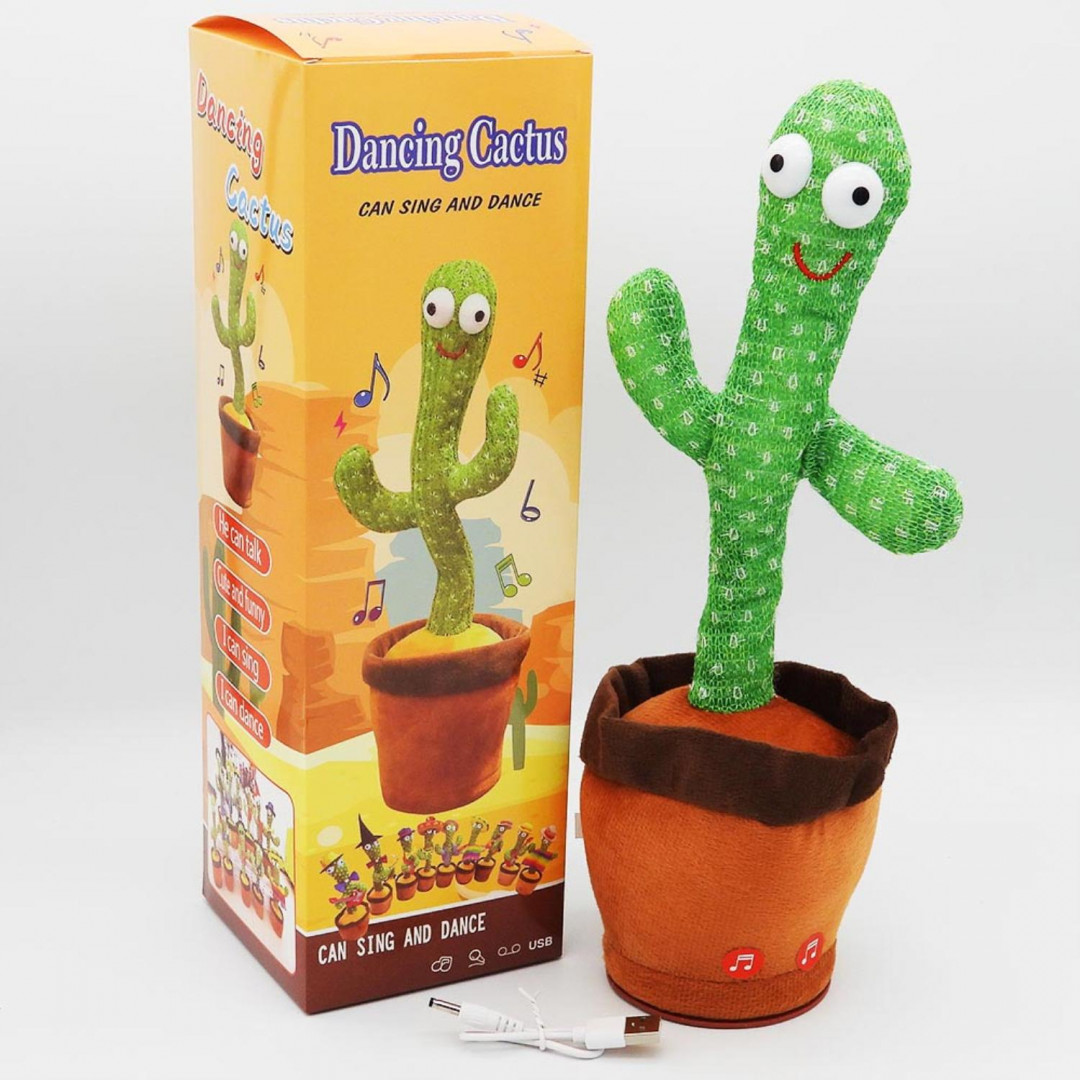 Dancing Cactus Usb - 32Cm - Afterpay Available!