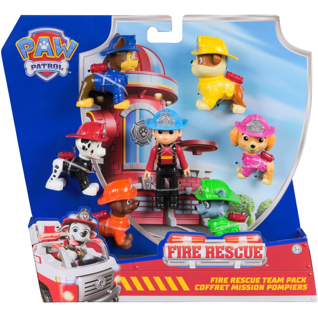 Paw Patrol Fire Rescue Figure Pack - Afterpay Available!