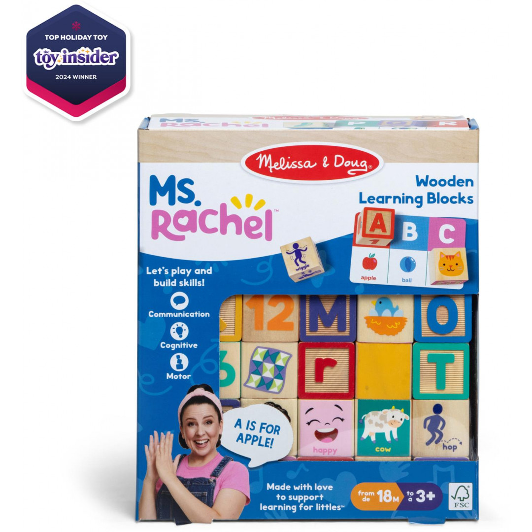Melissa & Doug - Ms. Rachel Blocks + Activity Cards