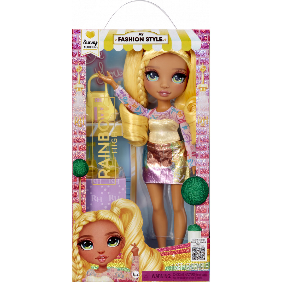 Rainbow High My Fashion Style Fashion Dolls - Sunny