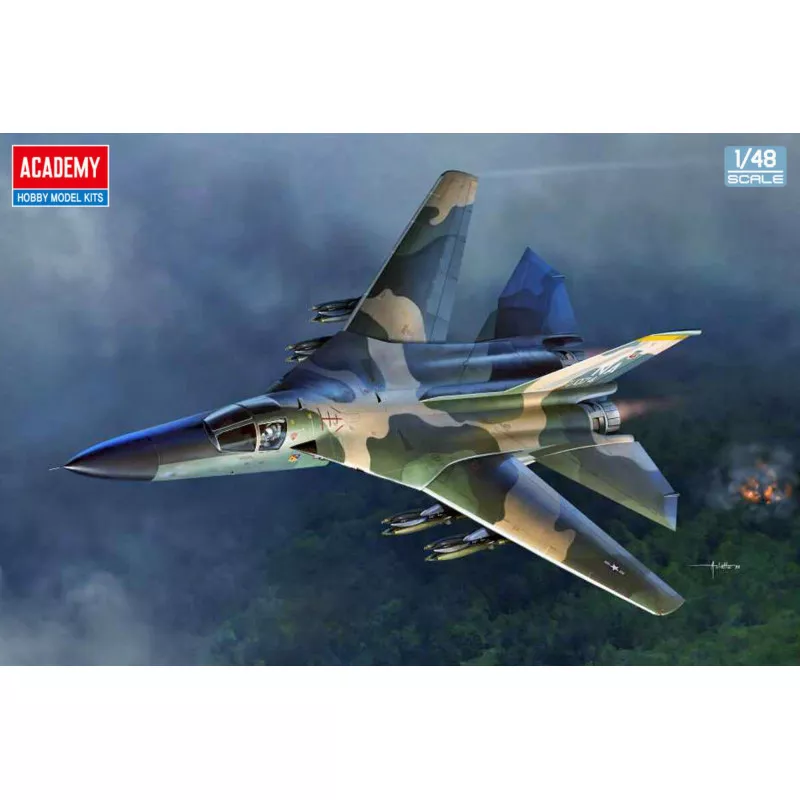 Academy 1/48 Usaf F-111A Aardvark "Vietnam War" Plastic