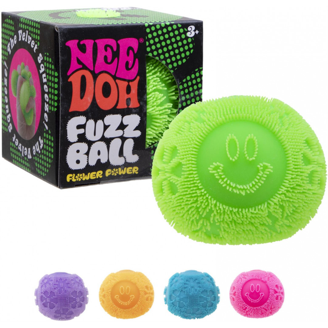 Schylling Fuzz Ball Flower Power Nee Doh Afterpay