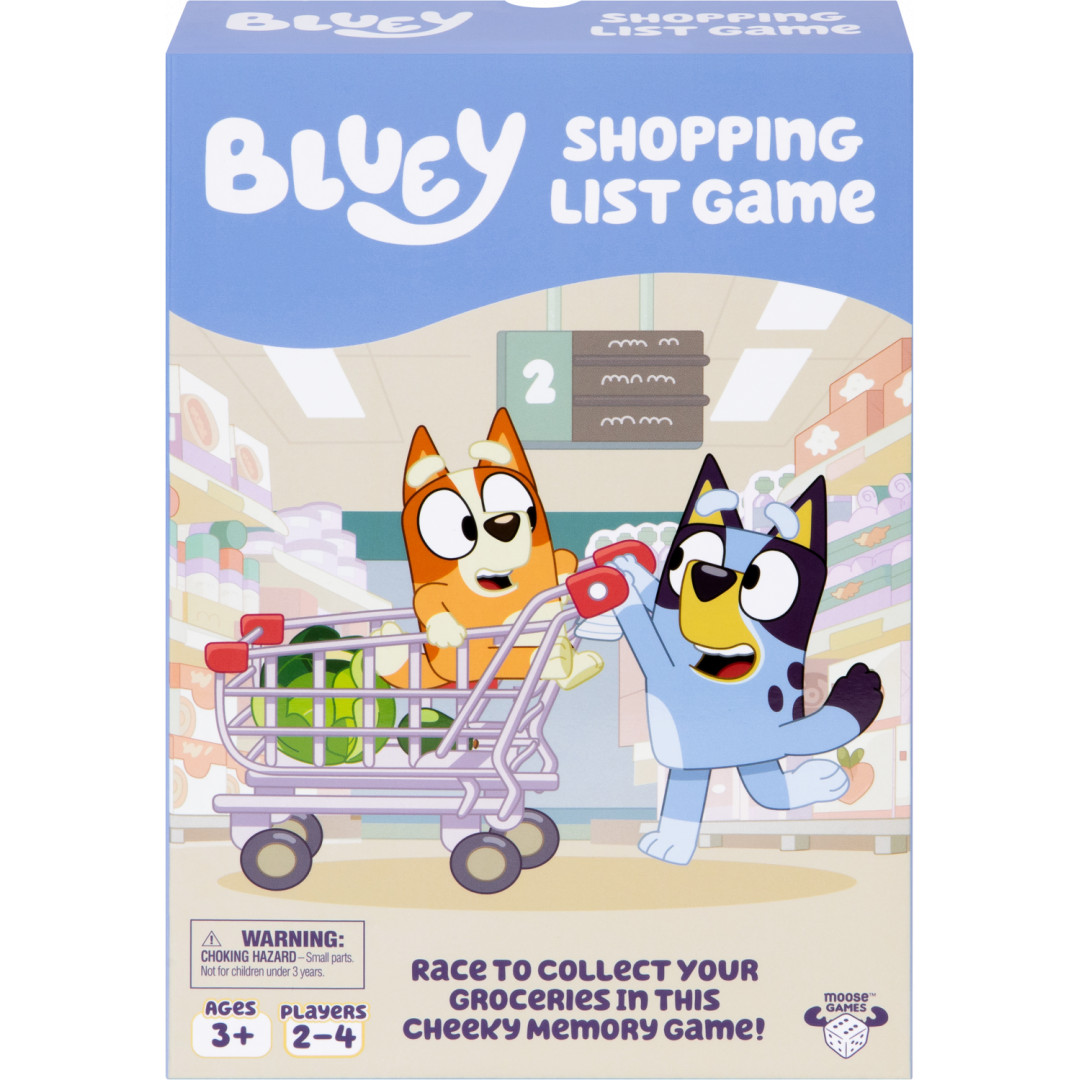 Bluey Shopping List Game - Afterpay Available!