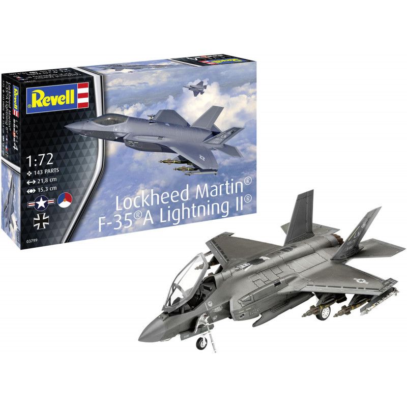 Revell 1/72 Lockheed Martin F-35 A Lightning Ii - Afterpay