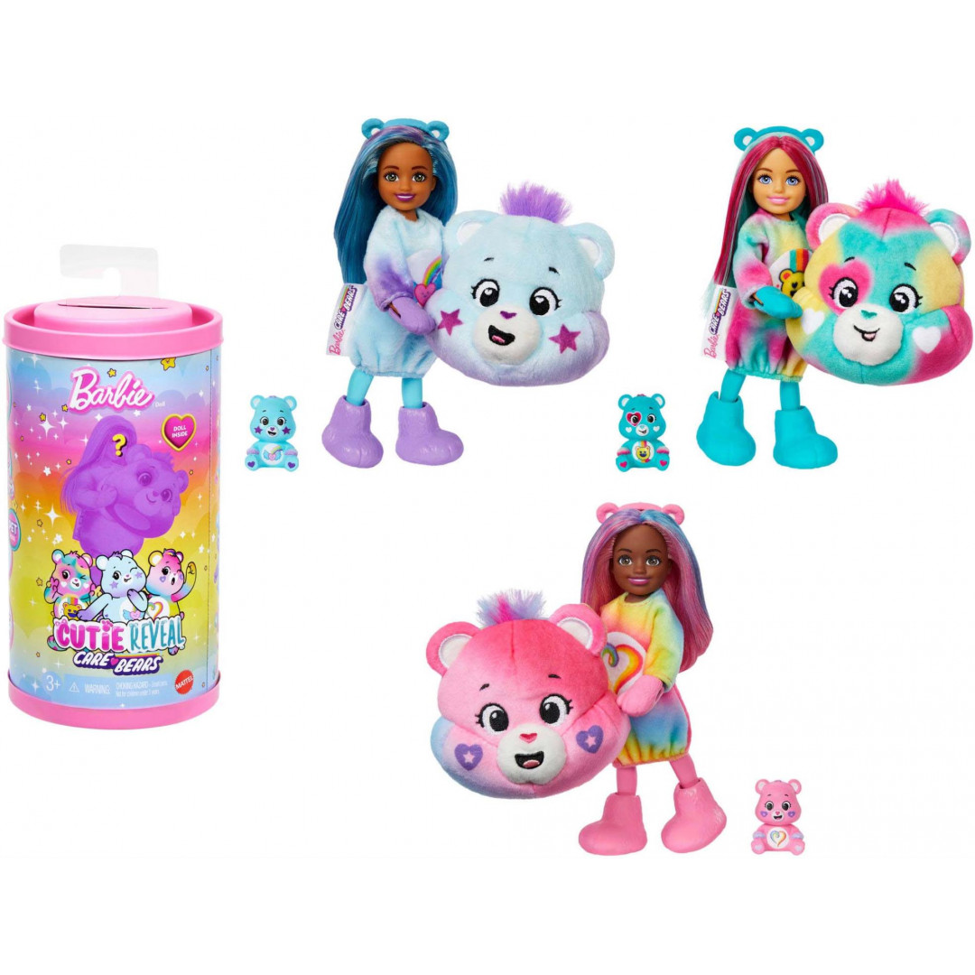 Barbie Licensed Cutie Reveal X Care Bears Series 2 Chelsea