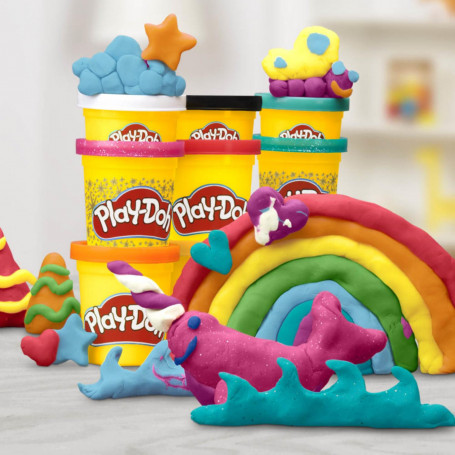 Playdoh Bright Delights Multicolor Pack - Afterpay