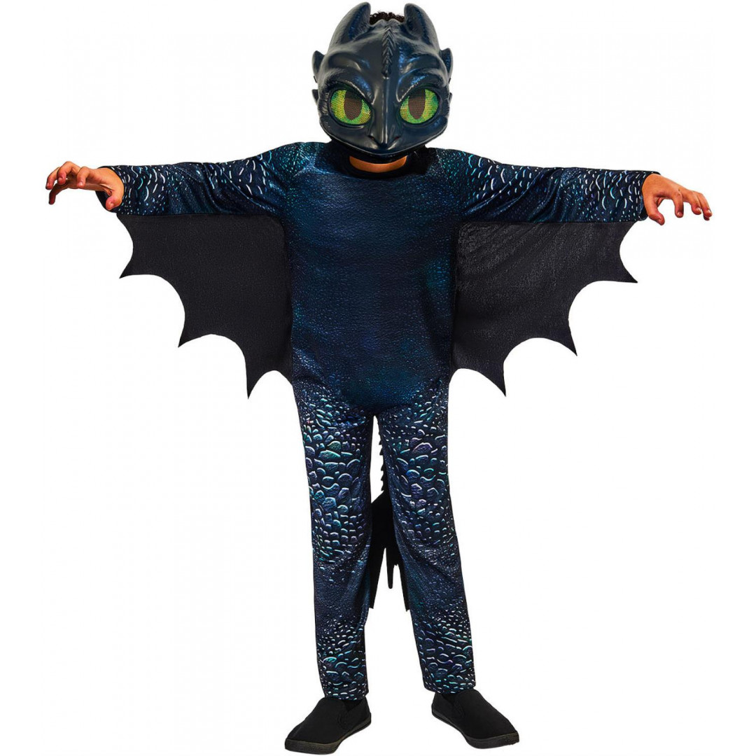 Toothless Night Fury Deluxe Costume - Size 3-5 - Afterpay