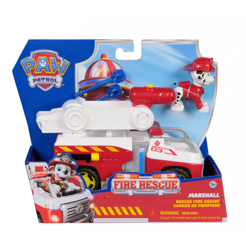 Paw Patrol Fire Rescue Themed Vehicle Marshall - Afterpay