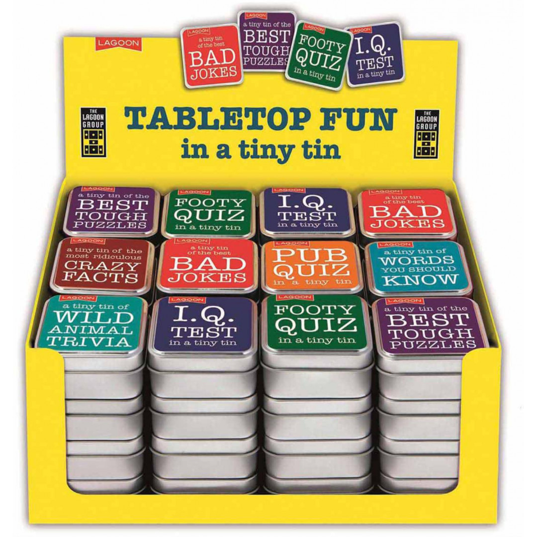 Tabletop Fun In A Tiny Tin - Afterpay Available!
