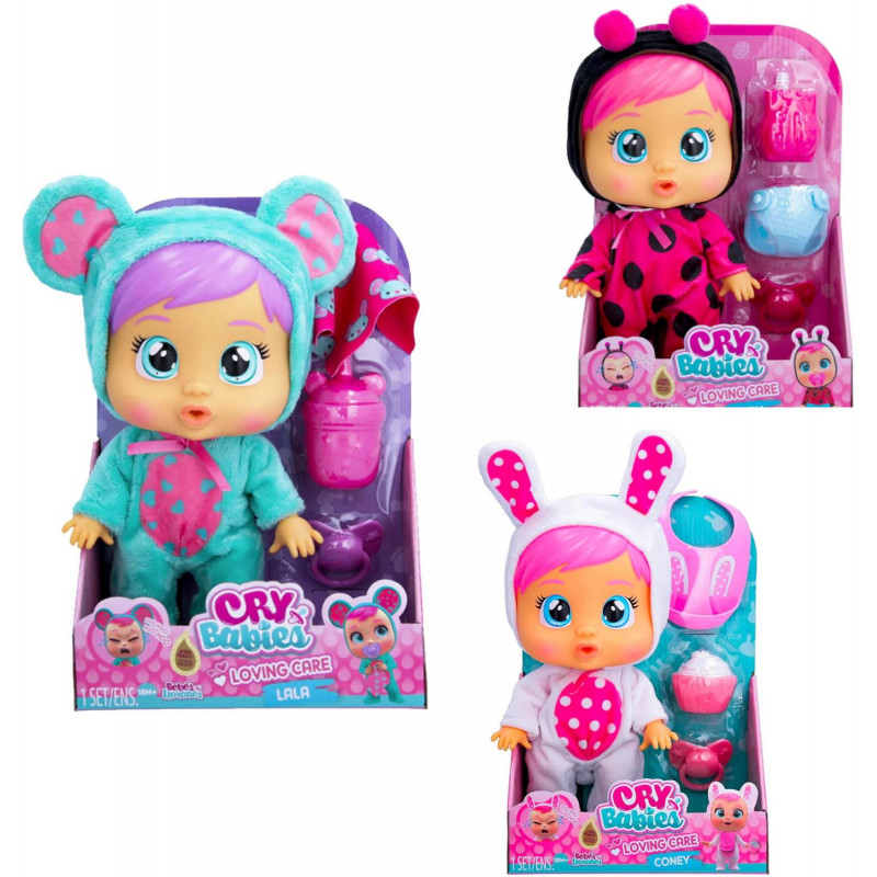 Cry Babies Loving Care Assorted - Afterpay Available!