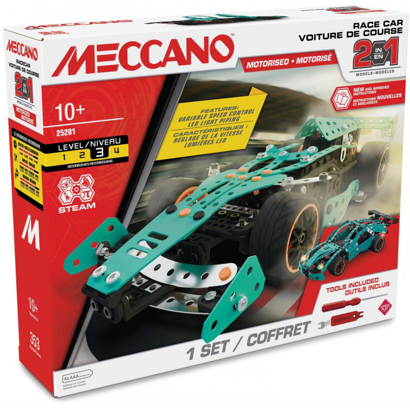 Meccano 2 In 1 Multi Model Set - F1 Car - Afterpay