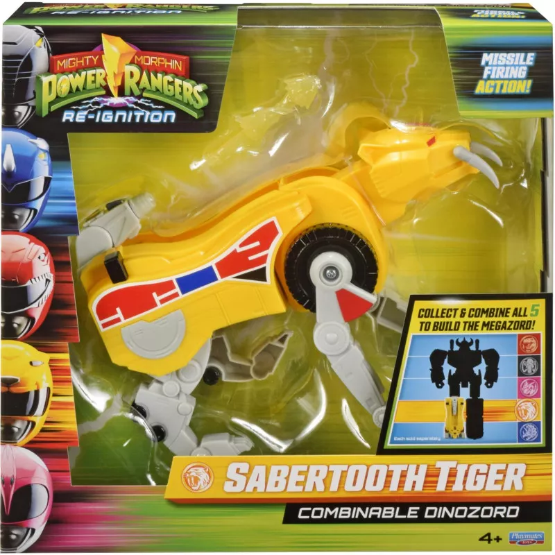 Power Rangers Sabertooth Tiger Combinable Dinozord