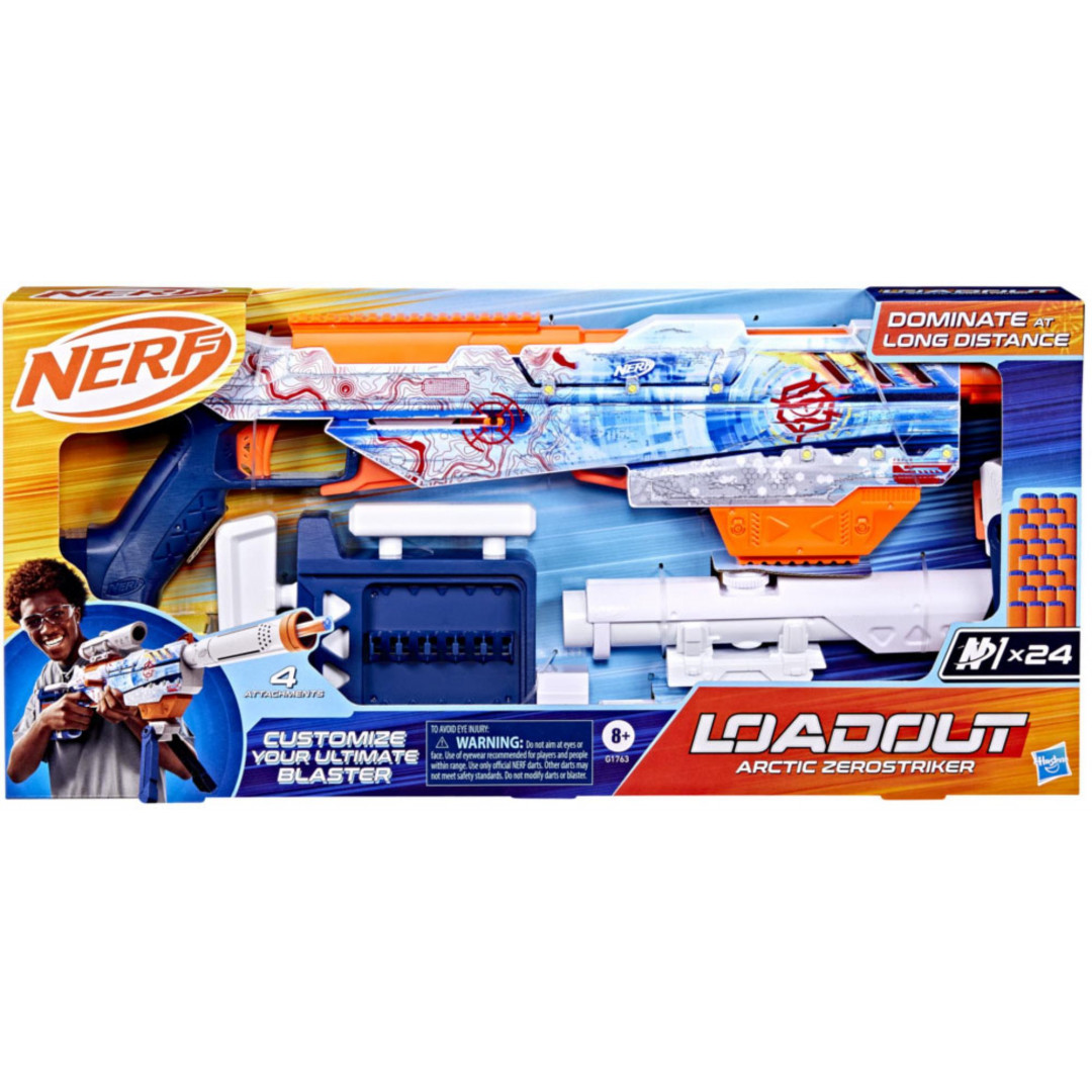 Nerf Loadout Arctic Zerostriker - Afterpay Available!
